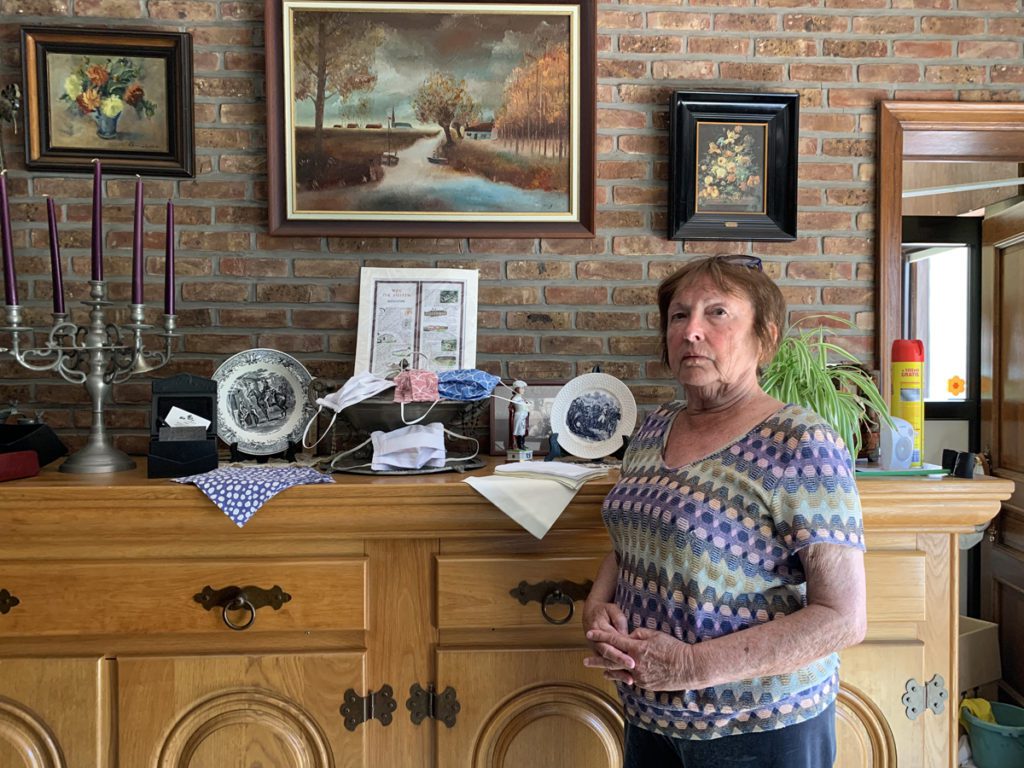 Peizegem: “Sjenneken” maakte 100ste mondmasker – Goeiedag