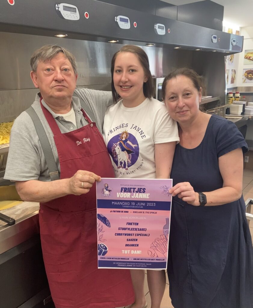 Frituur De Ring uit Opwijk steunt Janne – Goeiedag