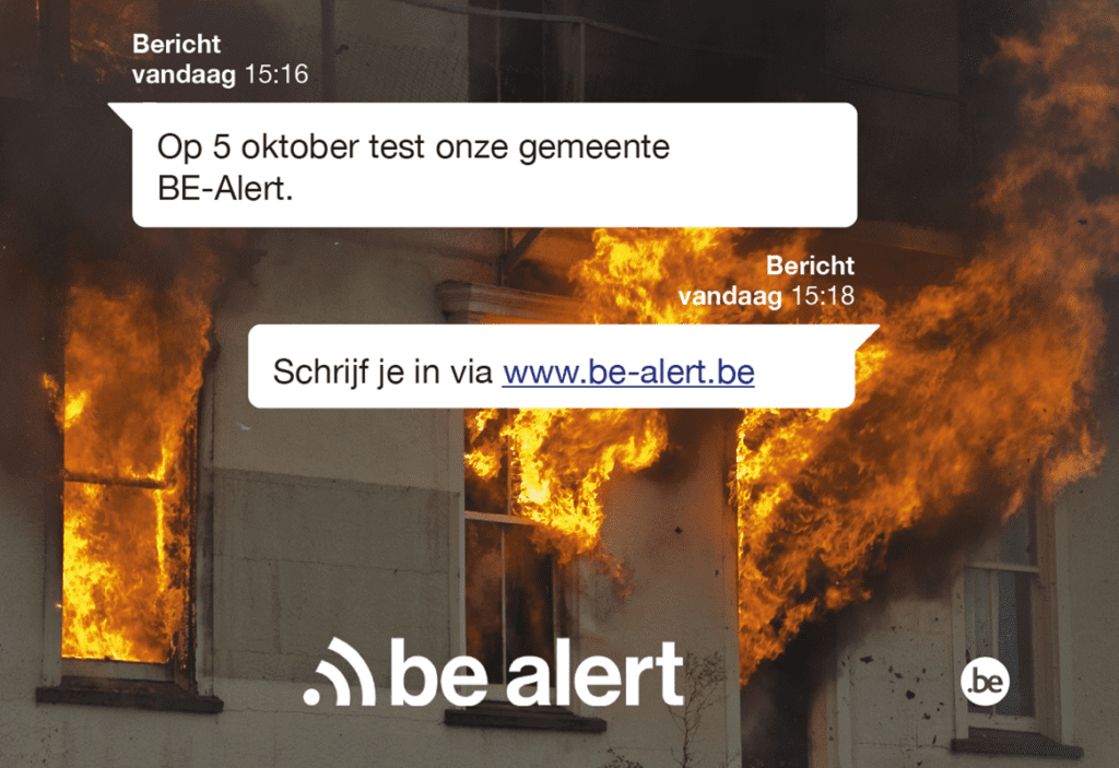 Nationale test BE-Alert: schrijf je in en ontvang een melding bij ...